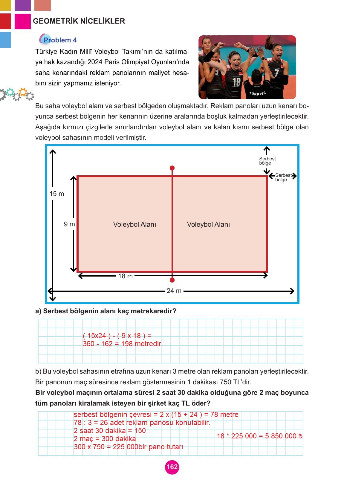 5. Sınıf Meb Yayınları Matematik Ders Kitabı Sayfa 162 Cevapları ...