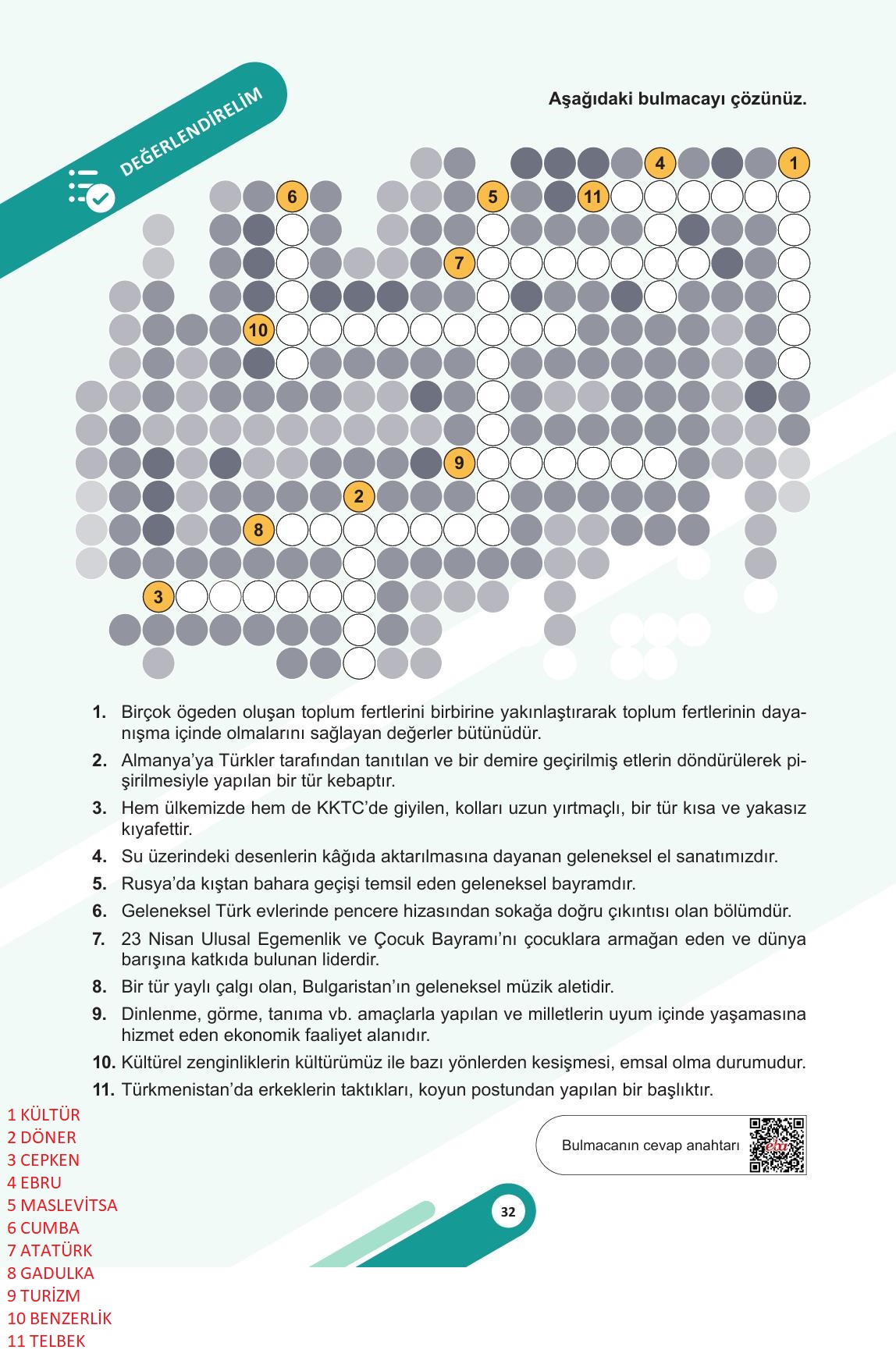 5. Sınıf Meb Yayınları Sosyal Bilgiler Ders Kitabı Sayfa 32 Cevapları - karnehesaplama.com