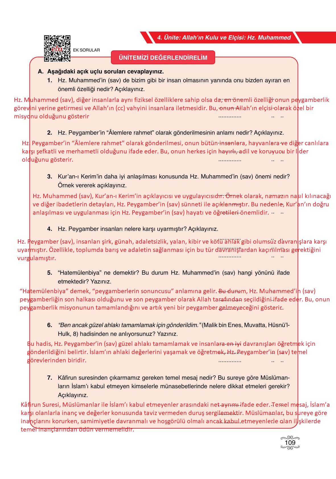 7. Sınıf Erkad Yayıncılık Din Kültürü Ve Ahlak Bilgisi Ders Kitabı ...